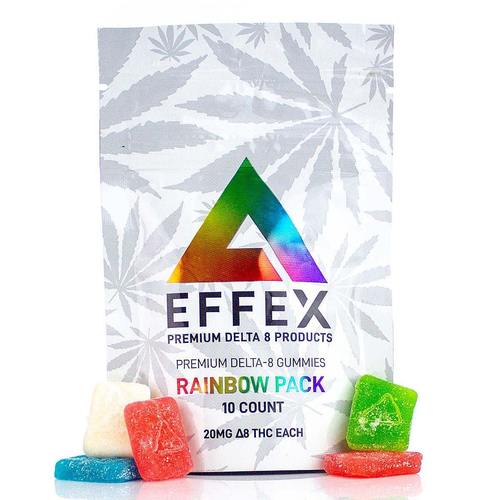 EFFEX | Delta 8 THC Gummies Rainbow - 10 Count | CBD Infusions